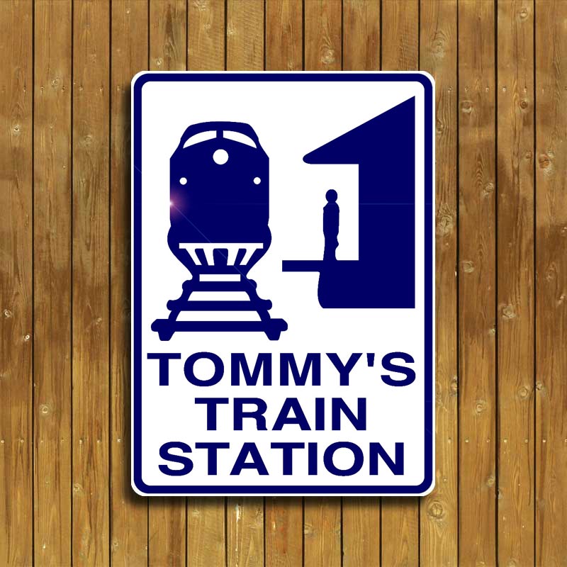 Train Station Sign – The Sign Post